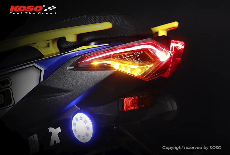 KOSO FORCE 155 隼 LED 尾燈 (黃光) (GD070Y00)| Webike摩托百貨