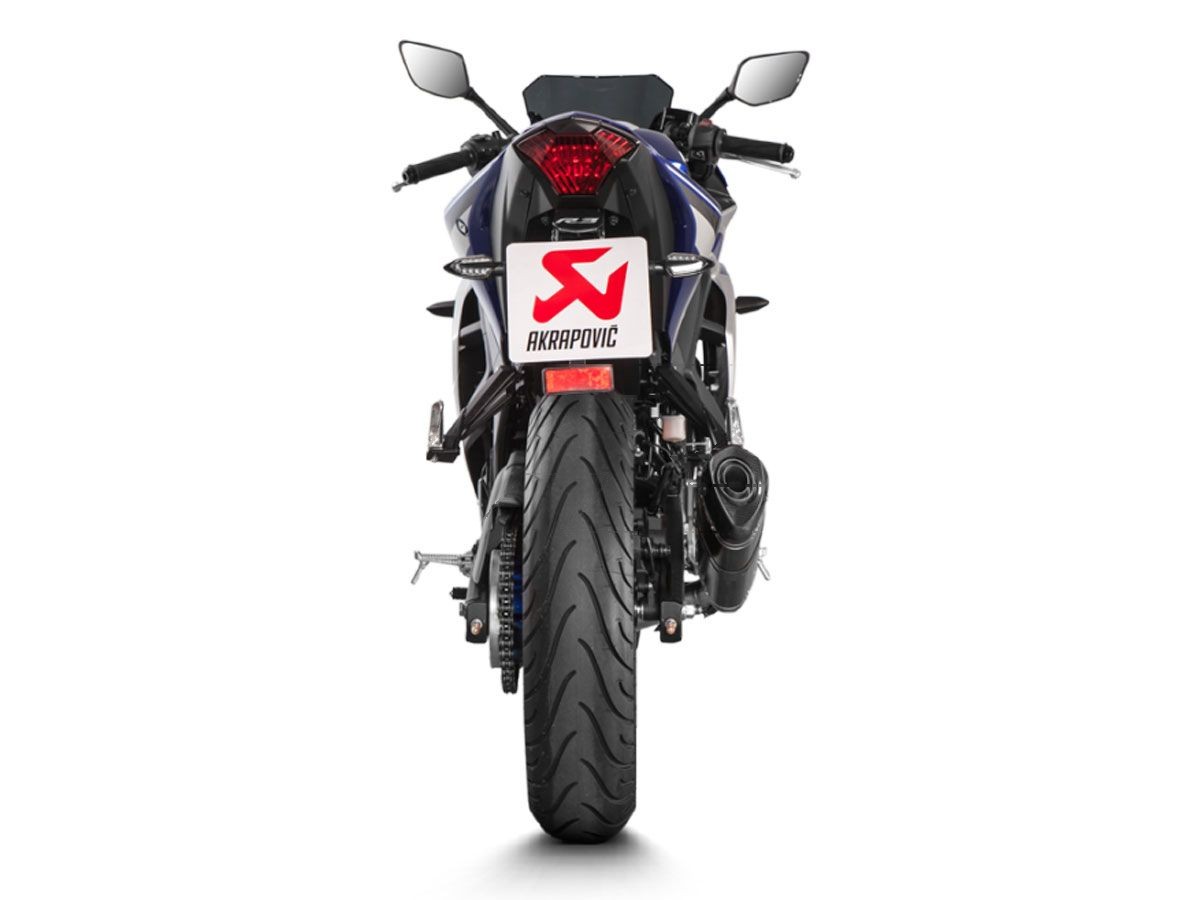 AKRAPOVIC 全段排氣管 (碳纖維材質) / YAMAHA YZF-R3/R25&MT-03【非認證管、需自主送驗】 [S-Y3R1-APC]