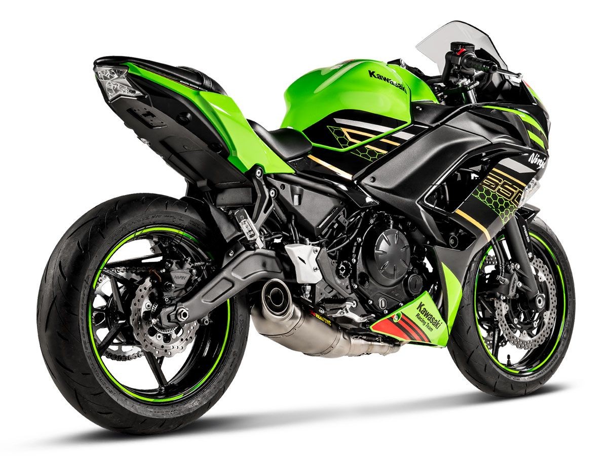 AKRAPOVIC 鈦合金 全段排氣管 NINJA650 (17-) / Z650 (17-)【非認證管、需自主送驗】 [S-K6R13-AFCRT/1]