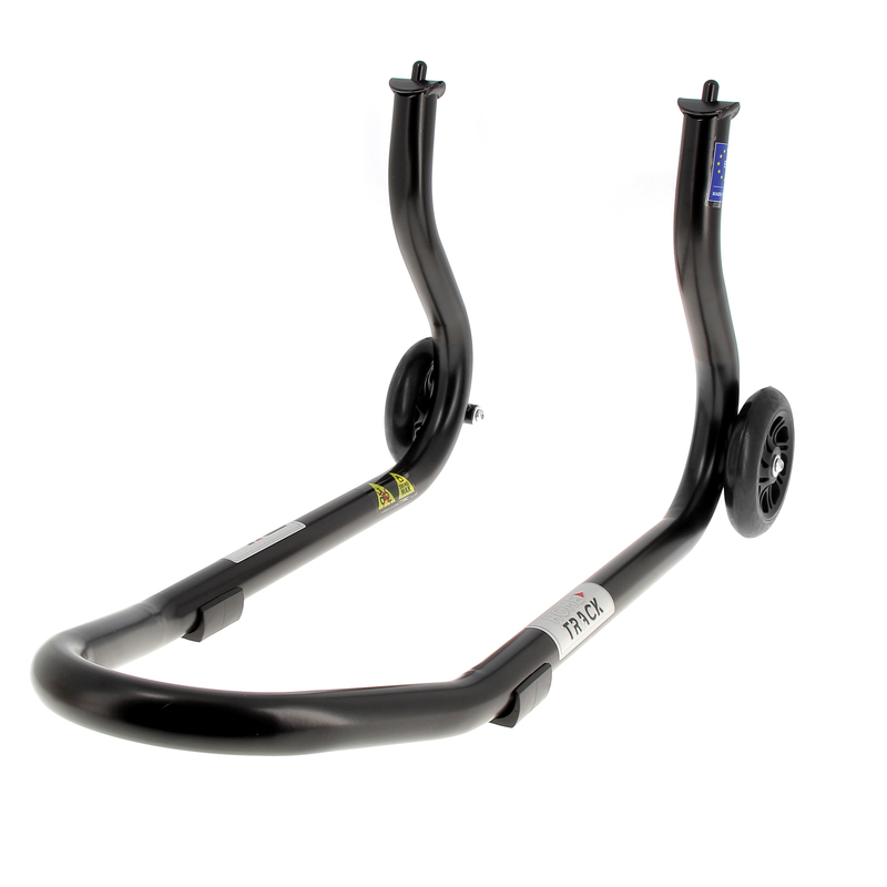 BIHR Home Track 固定式前輪駐車架 (消光黑色 / 黑色輪子) (63900045)| Webike摩托百貨